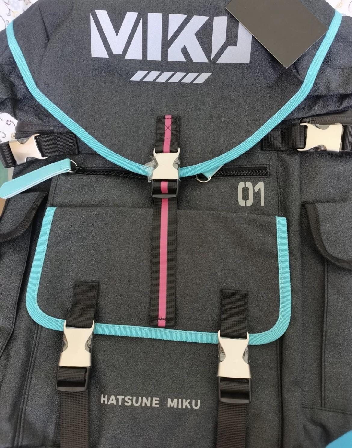 Hatsune Miku Backpack, Anime-inspired Travel Bag, Vocaloid 01 Cosplay ...