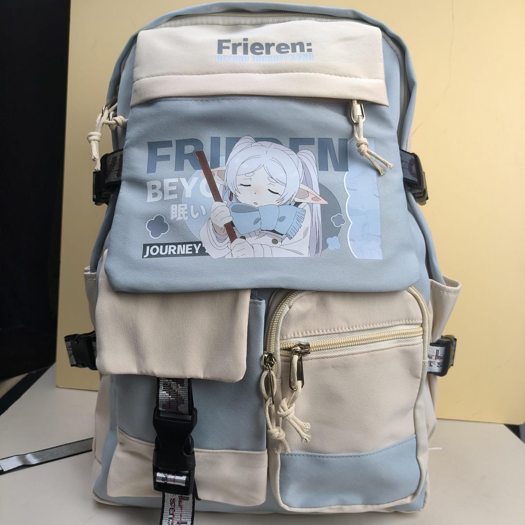 Frieren: Beyond Journey's End Backpack - Anime Character Design ...