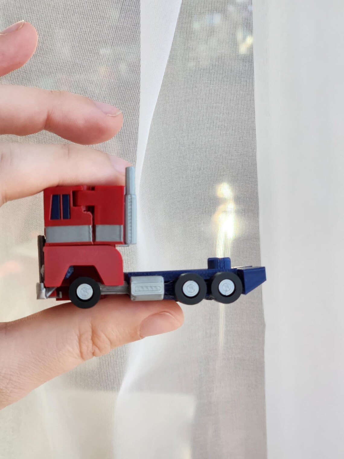 3D Printed Mini Optimus Prime Toy (full Color) - 3.5 Inches - Fully ...