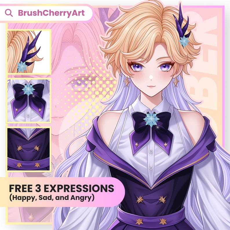 CUSTOM LIVE2D VTUBER MODEL | Anime Art Commission | Commercial Use ...