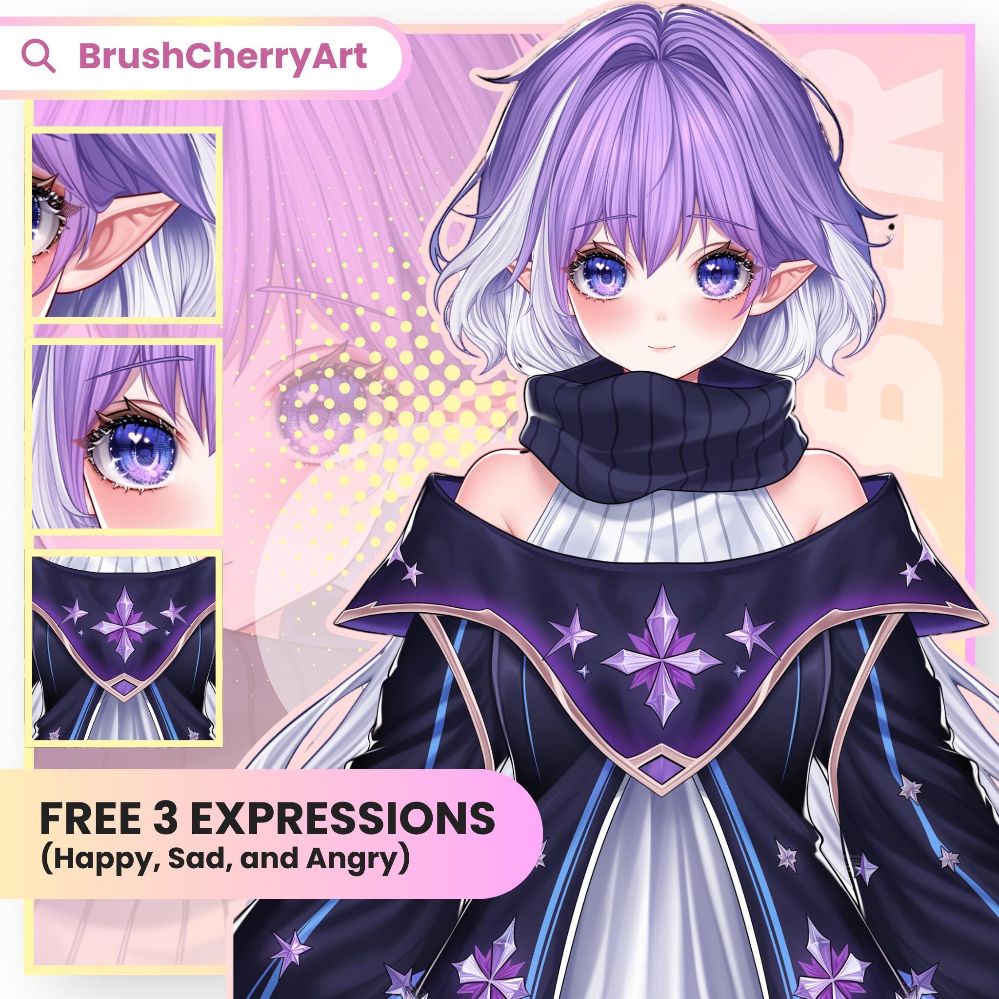 CUSTOM LIVE2D VTUBER MODEL | Anime Art Commission | Commercial Use ...