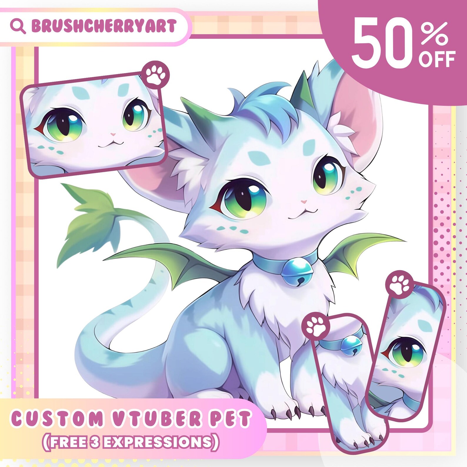 CUSTOM Pet Vtuber Model | Animal Vtuber Pet | Mascot | Vtuber | Live2d ...