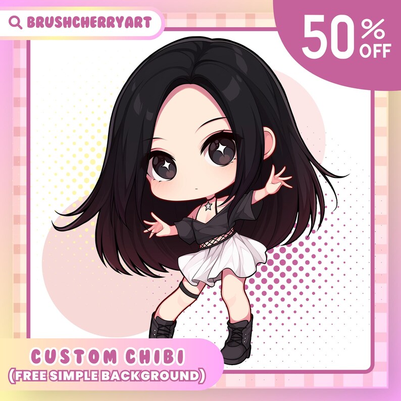 Custom Chibi Art | Anime Character Illustration - Etsy