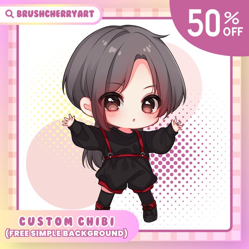 CUSTOM Chibi | Chibi Character | Chibi Illustration | Chibi PFP | Chibi ...