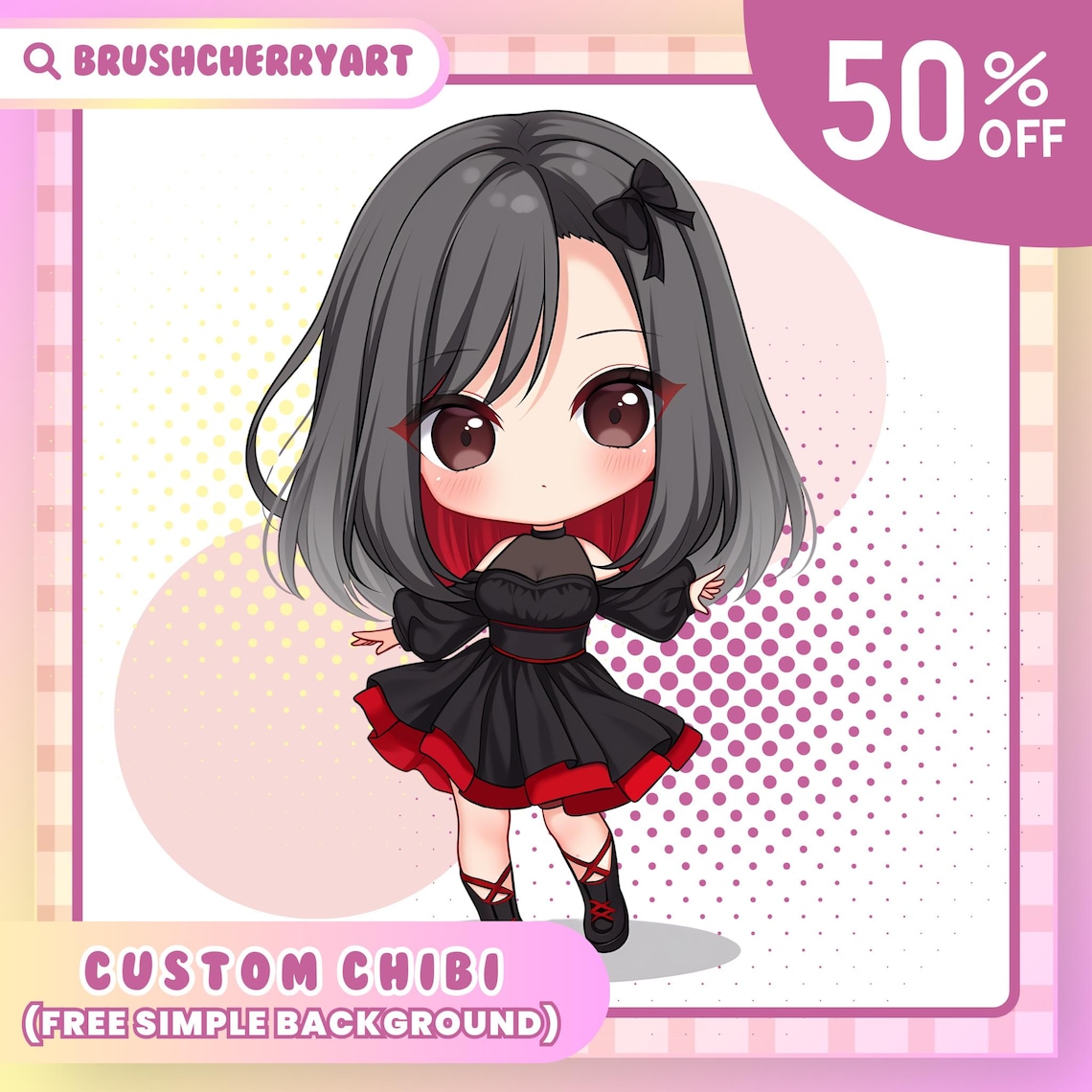 CUSTOM Chibi | Chibi Character | Chibi Illustration | Chibi PFP | Chibi ...