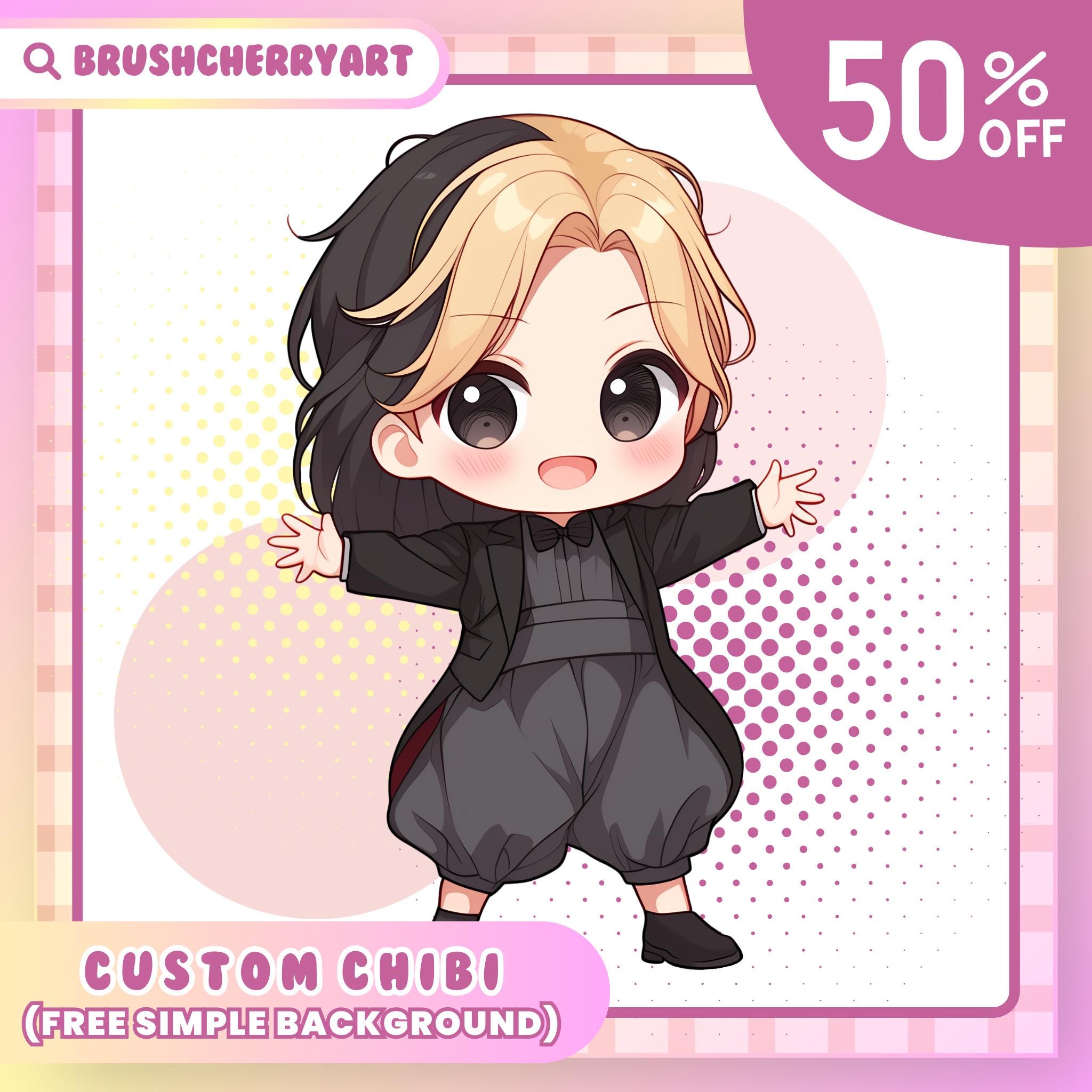 CUSTOM Chibi | Chibi Character | Chibi Illustration | Chibi PFP | Chibi ...
