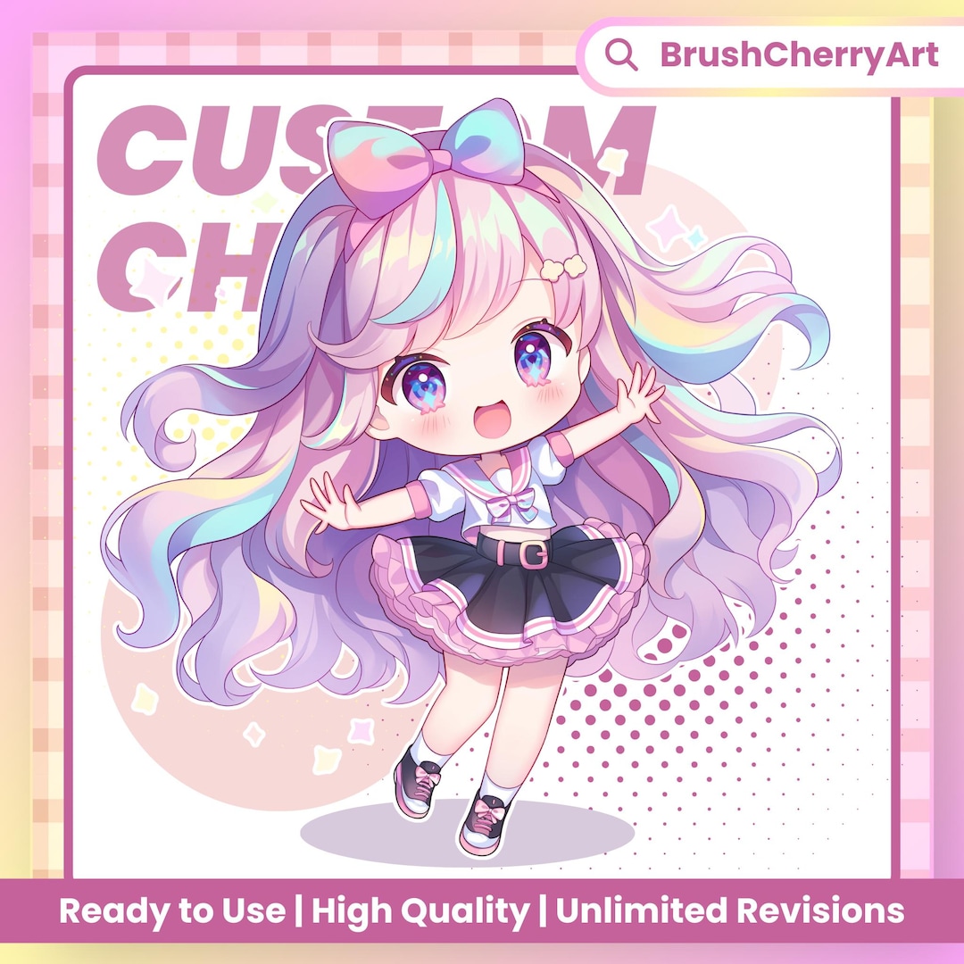 CUSTOM CHIBI | Custom Chibi Anime | Chibi Character | Chibi Emotes ...