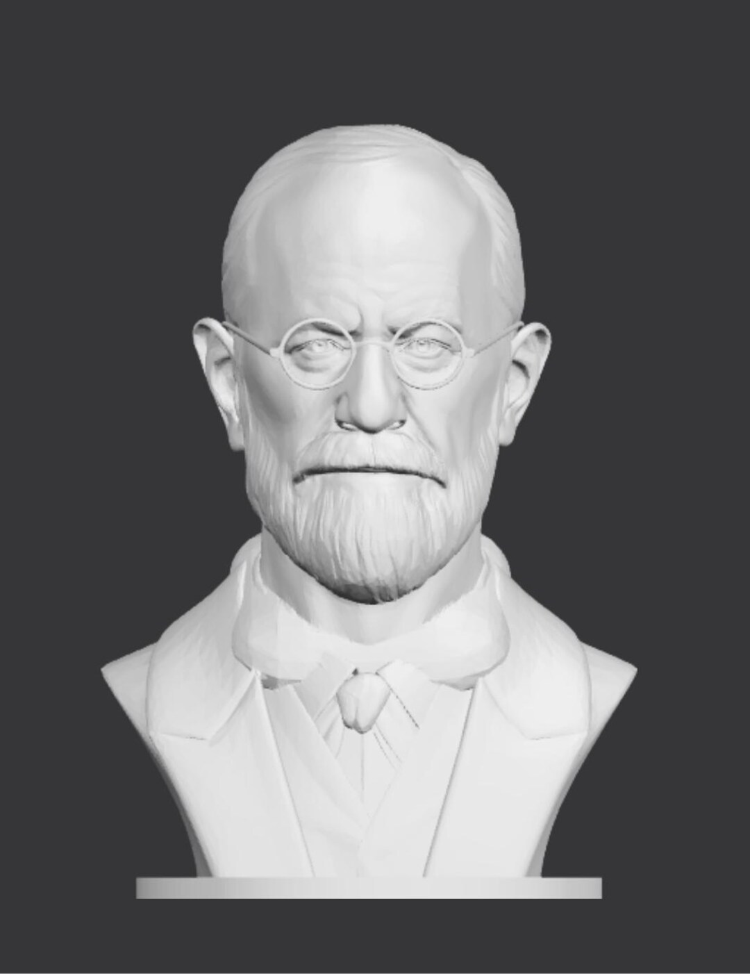 Sigmund Freud Bust, 3D Printed Sigmund Freud Statue, Sigmund Freud ...