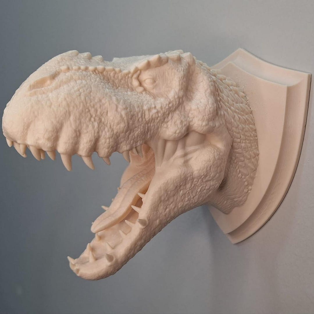 Tyrannosaurus Head Wall Art Mount T Rex Head Wall Art Mount 3d