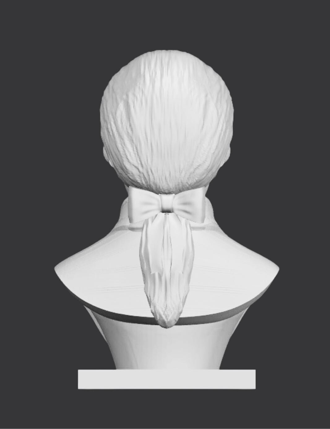 Wolfgang Amadeus Mozart Bust, 3D Printed Mozart, 3D Printed Sculpture ...