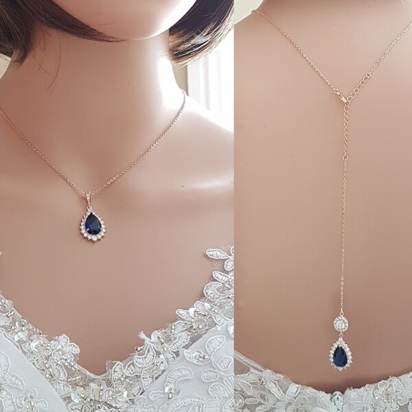 Blue Necklace - Etsy