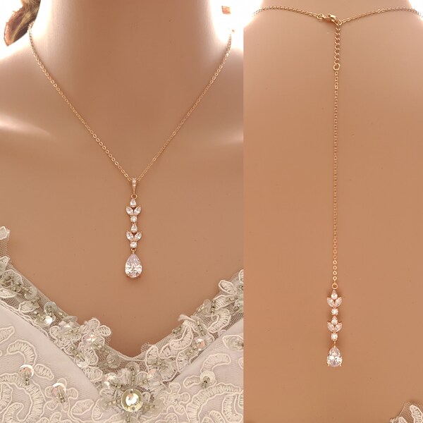Back Drop Necklace - Etsy