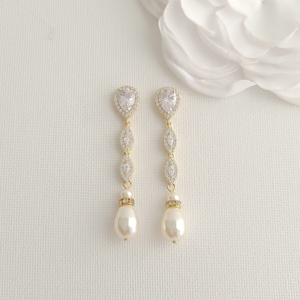 Wedding Earrings for Brides - Etsy