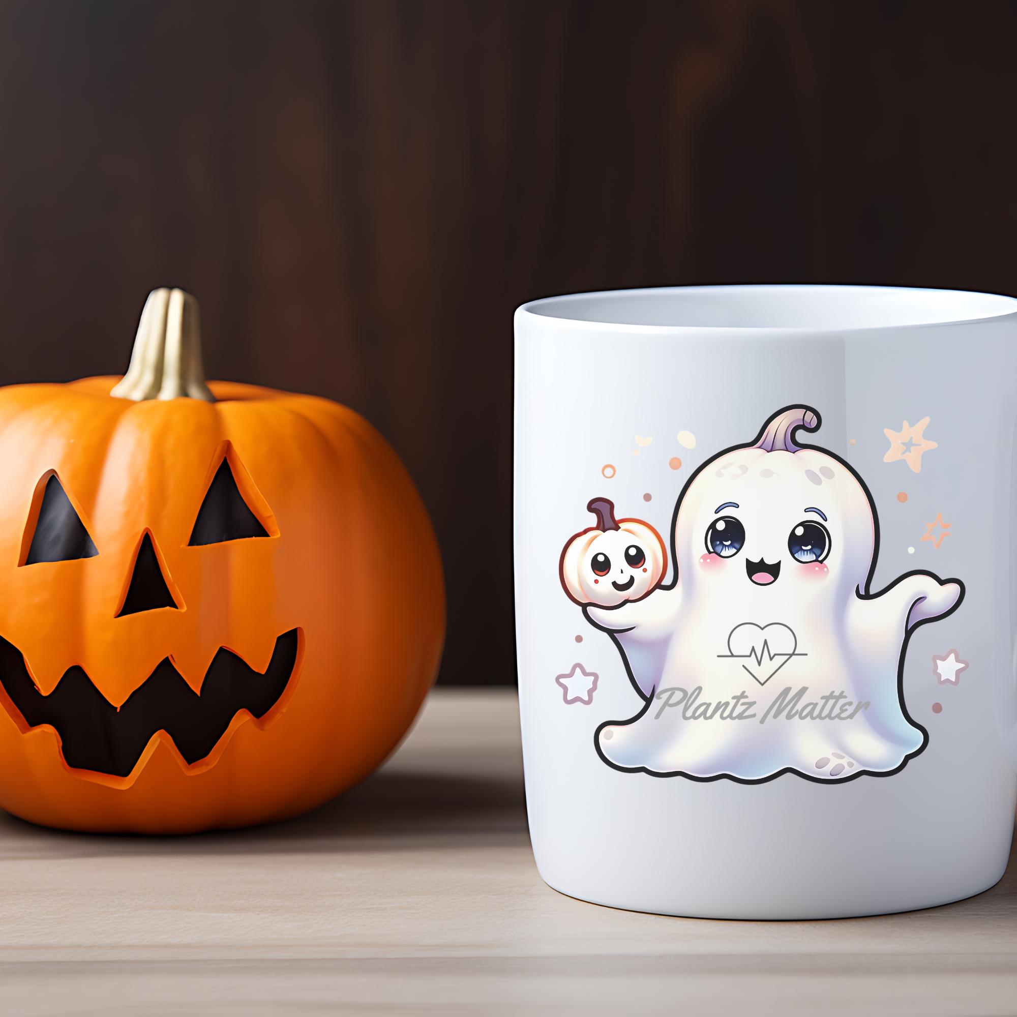 5x Cute Ghost Clipart Kawaii Ghost Clipart Cute Ghost PNG Halloween ...