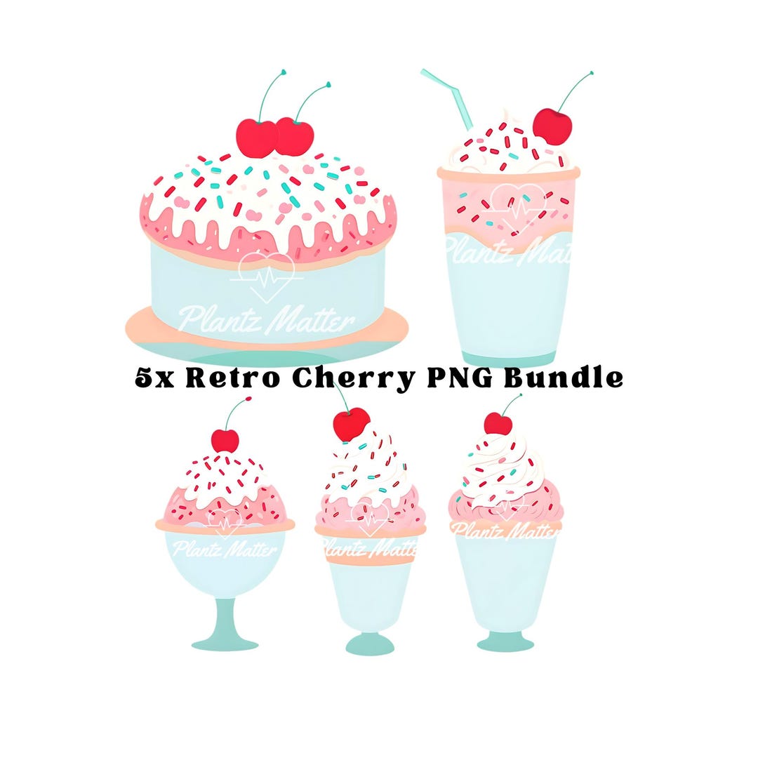 5x Ice Cream Clipart Cute Ice Cream PNG Ice Cream Sundae Clip Art ...