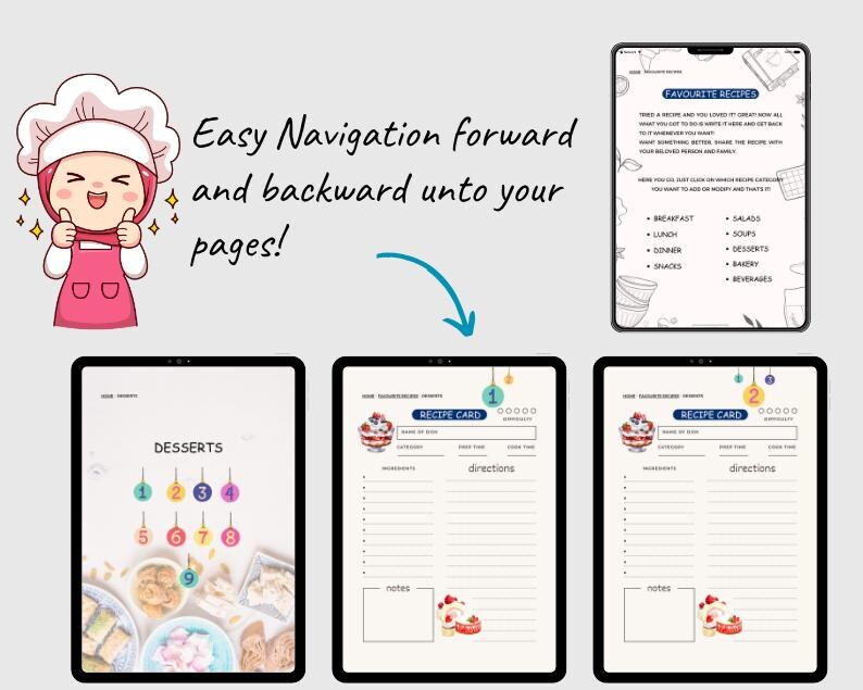 Monthly and Weekly Meal Planner 2026/2027 With Grocery List, Recipes ...