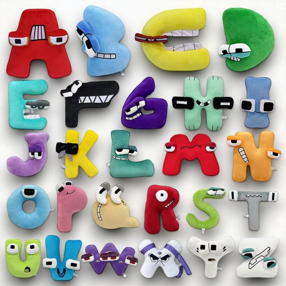 Buy Alphabet Lore Plushies, A to Z Alphabets Plush, Montessori Toys ...