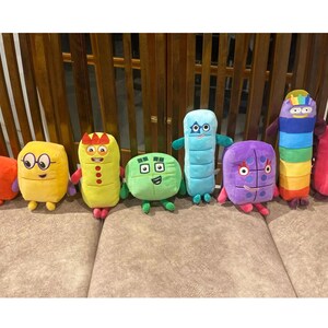 Cartoon Number Plushes, Educational Doll Toys, Math Plush, 1-10numbers ...