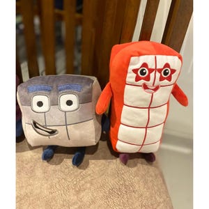 Cartoon Number Plushes, Educational Doll Toys, Math Plush, 1-10numbers ...