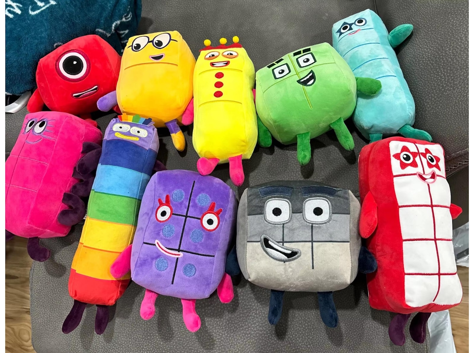 Cartoon Number Plushes, Educational Doll Toys, Math Plush, 1-10numbers ...