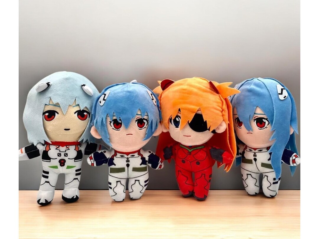 Japanese Anime Cosplay EVA Plushie , Evangelion Ayanami Rei Plush Toy ...