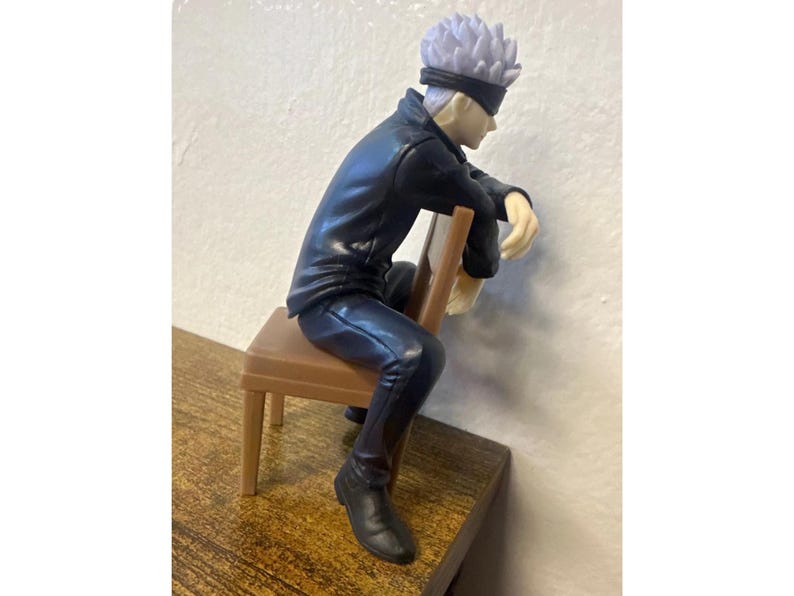 Anime Satoru Gojo Figure,jujutsu Kaisen Action Figurine , Sitting PVC ...