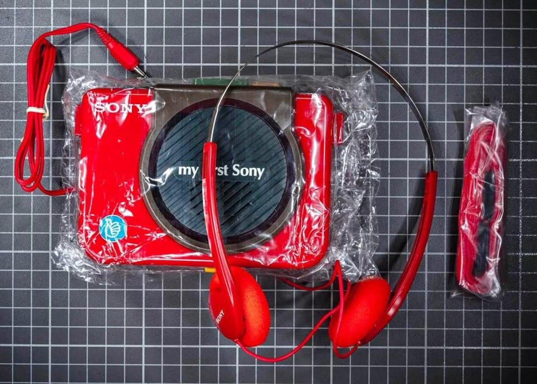 Rare Walkman First Sony WM-3060 New Vintage Red Original in Box 90s ...