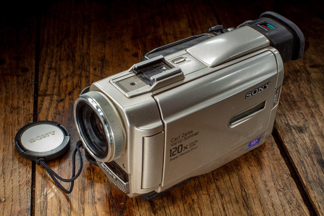 Vintage Retro Professional Rare Video Camera Sony DCR-TRV10E Mini DV ...