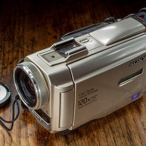 Vintage Retro Professional Rare Video Camera Sony DCR-TRV10E Mini DV ...