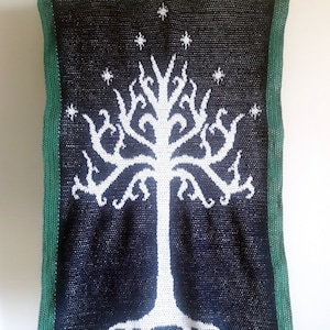 Tree of Gondor Wall Hanging, LOTR Wall Art Home Decor, White Tree ...