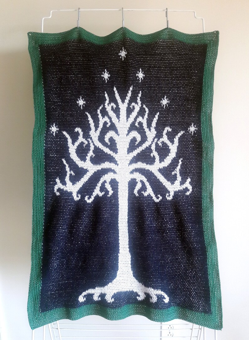 Tree of Gondor Wall Hanging, LOTR Wall Art Home Decor, White Tree ...