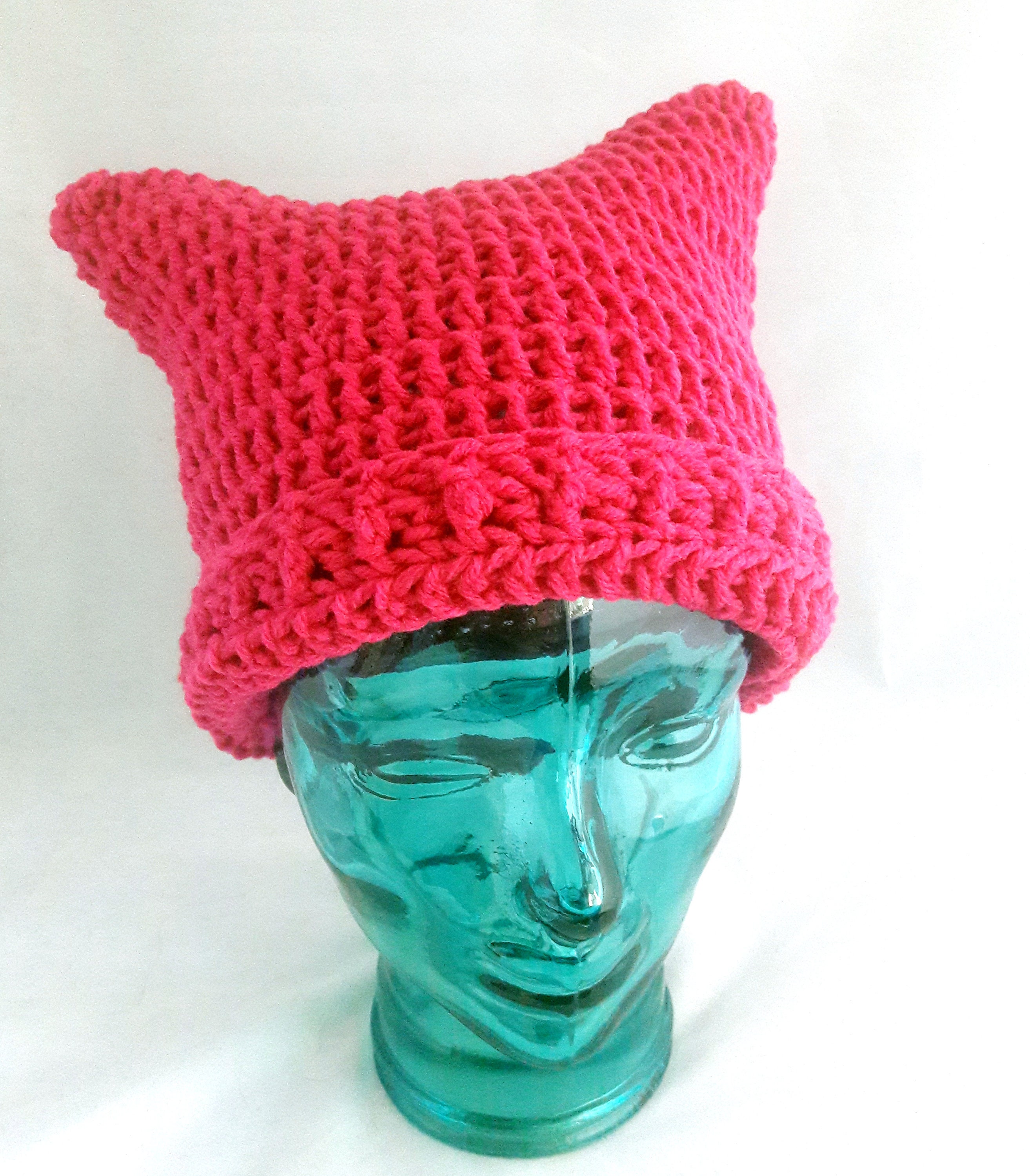 Pussycat Hat Kitty Cat Hat Cat Ears Hat Pussy Hat Etsy