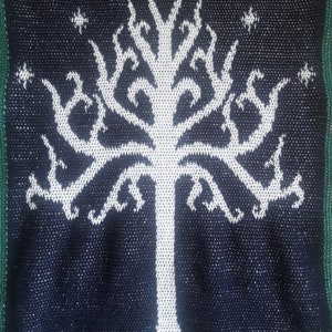 Tree of Gondor Wall Hanging, LOTR Wall Art Home Decor, White Tree ...