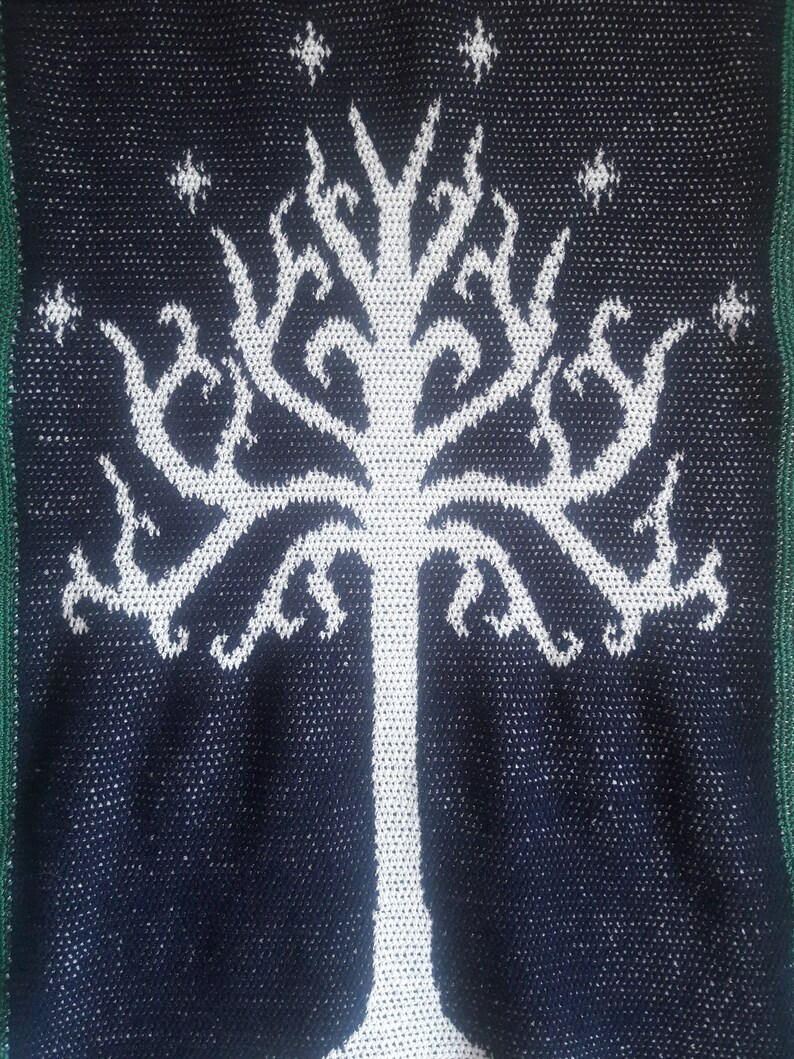 Tree of Gondor Wall Hanging, LOTR Wall Art Home Decor, White Tree ...
