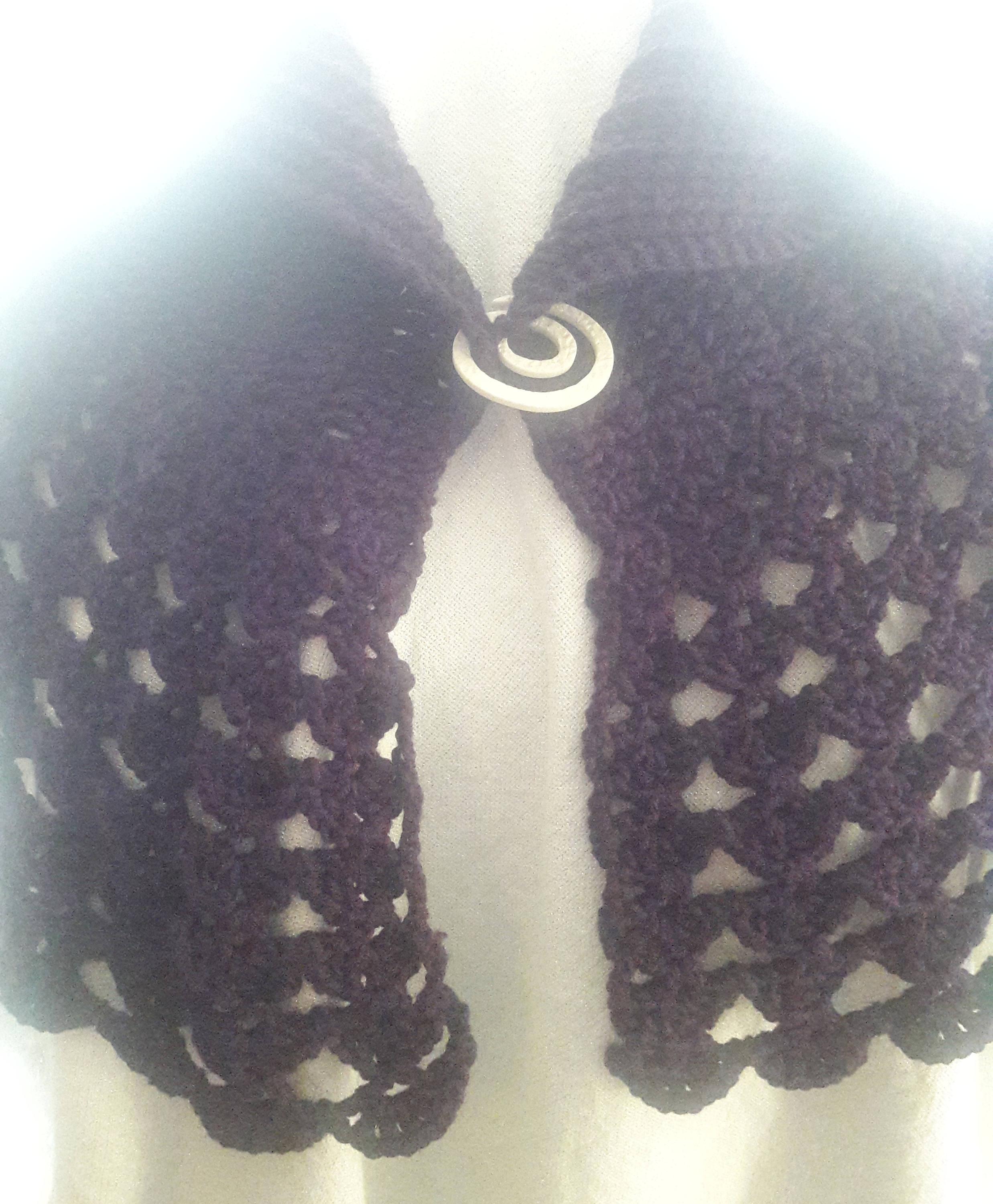 Lace Dress Capelet, Crochet Cape, Adult-size Made to Order, Collar and ...