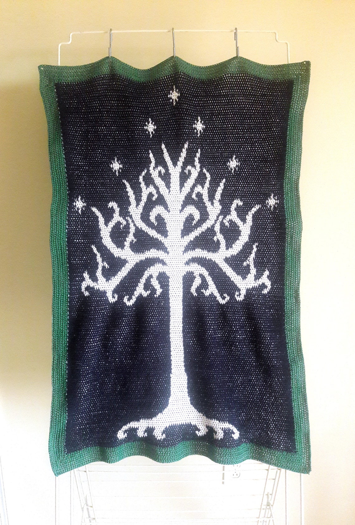 Tree of Gondor Wall Hanging, LOTR Wall Art Home Decor, White Tree ...