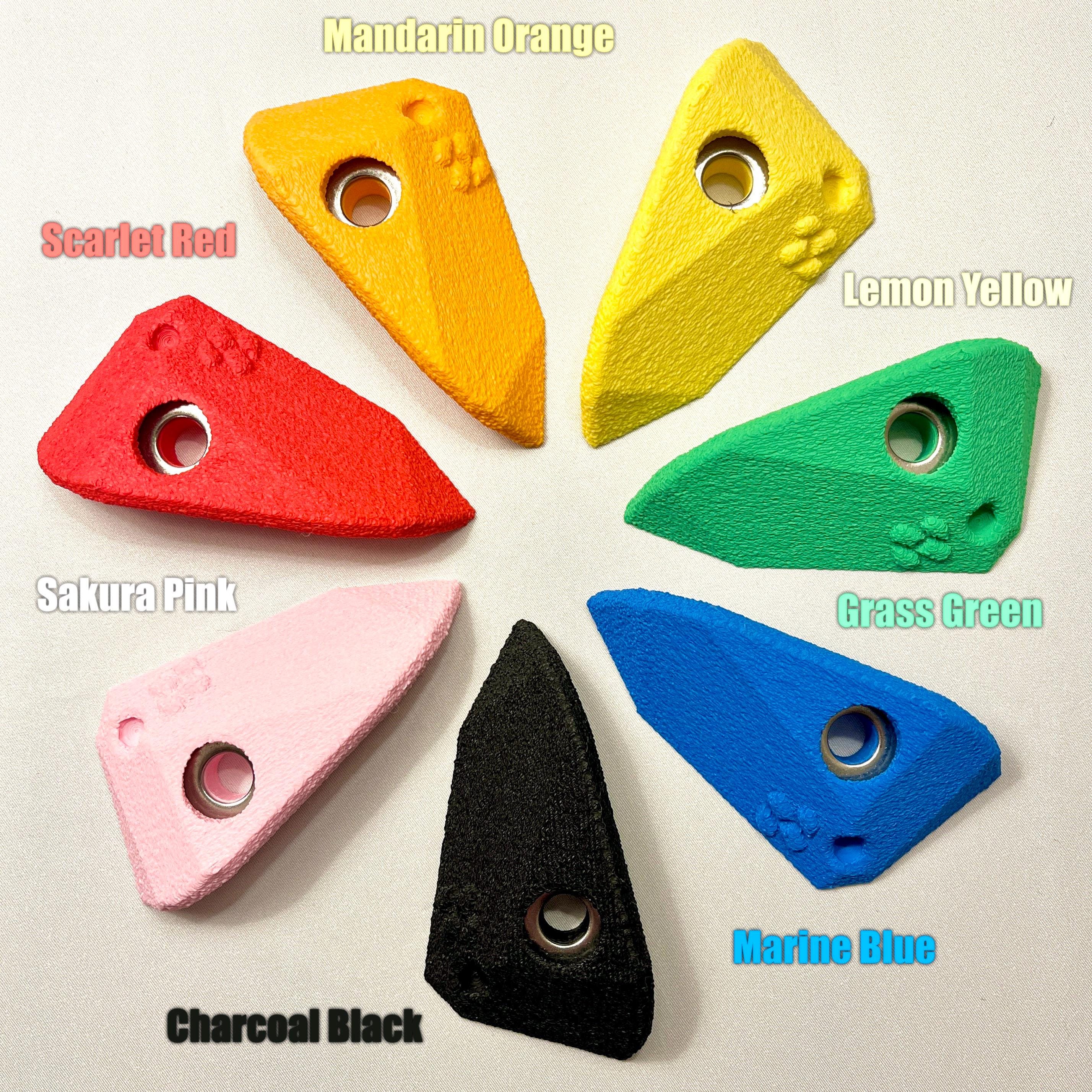 15x Bolt-on Rock Climbing Holds | Set of Mini-pinches: "radial Blocks ...