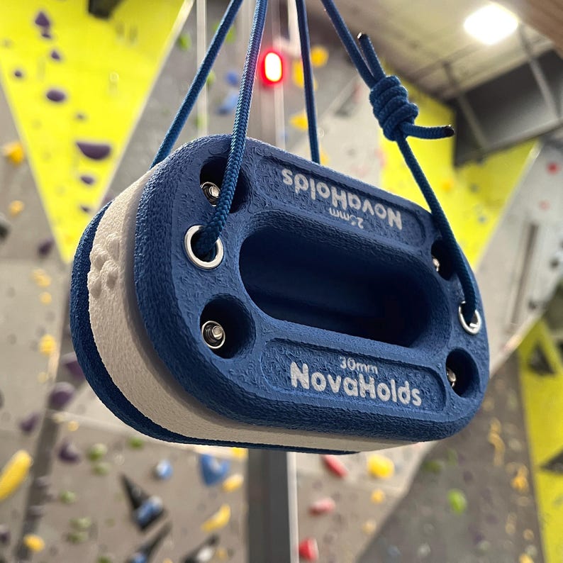 Portable Rock Climbing Hangboard: 4-in-1 Crimp Block - the Supernova ...