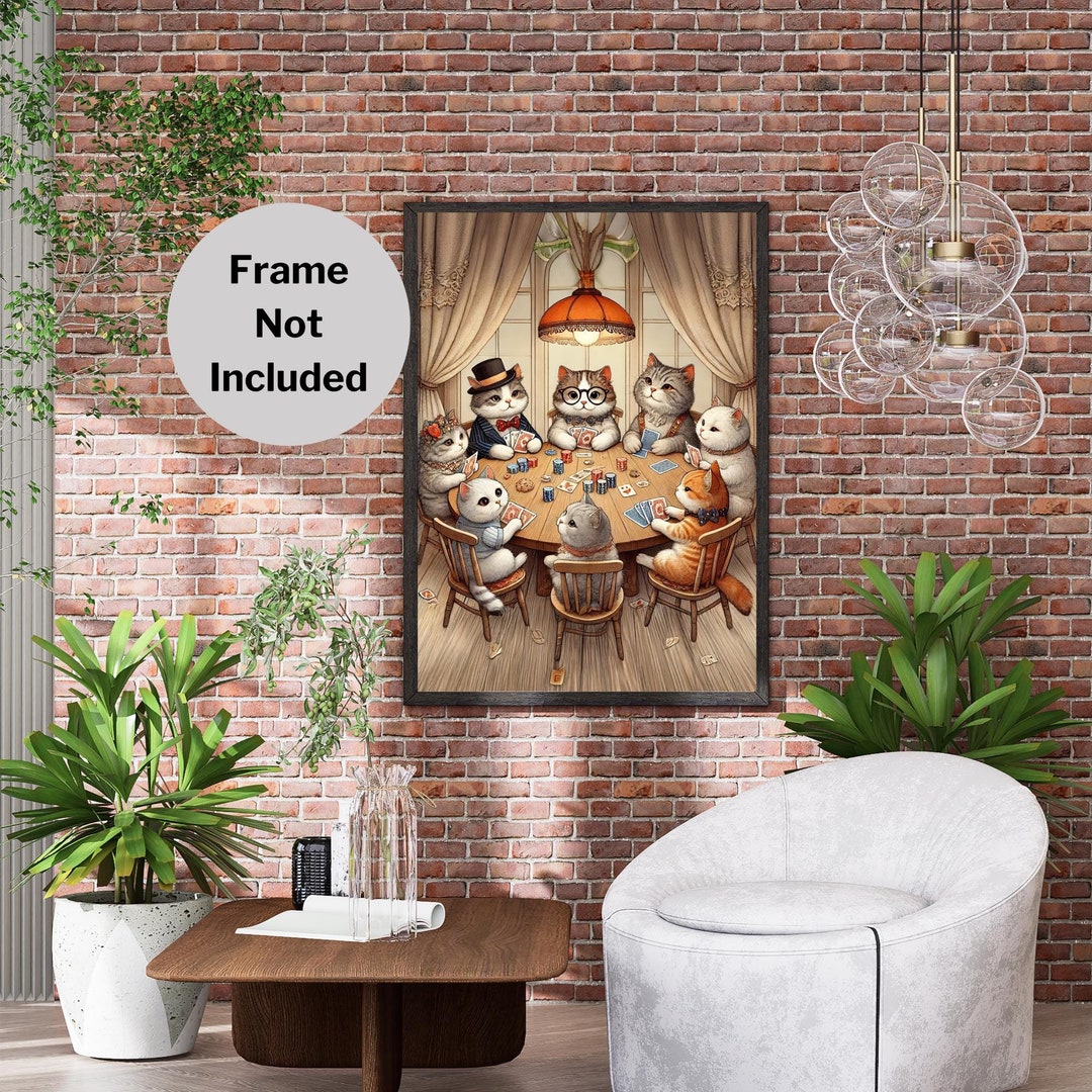 Feline Royale Matte Vertical Posters, Cat Lovers Decor, Funny Wall Art ...