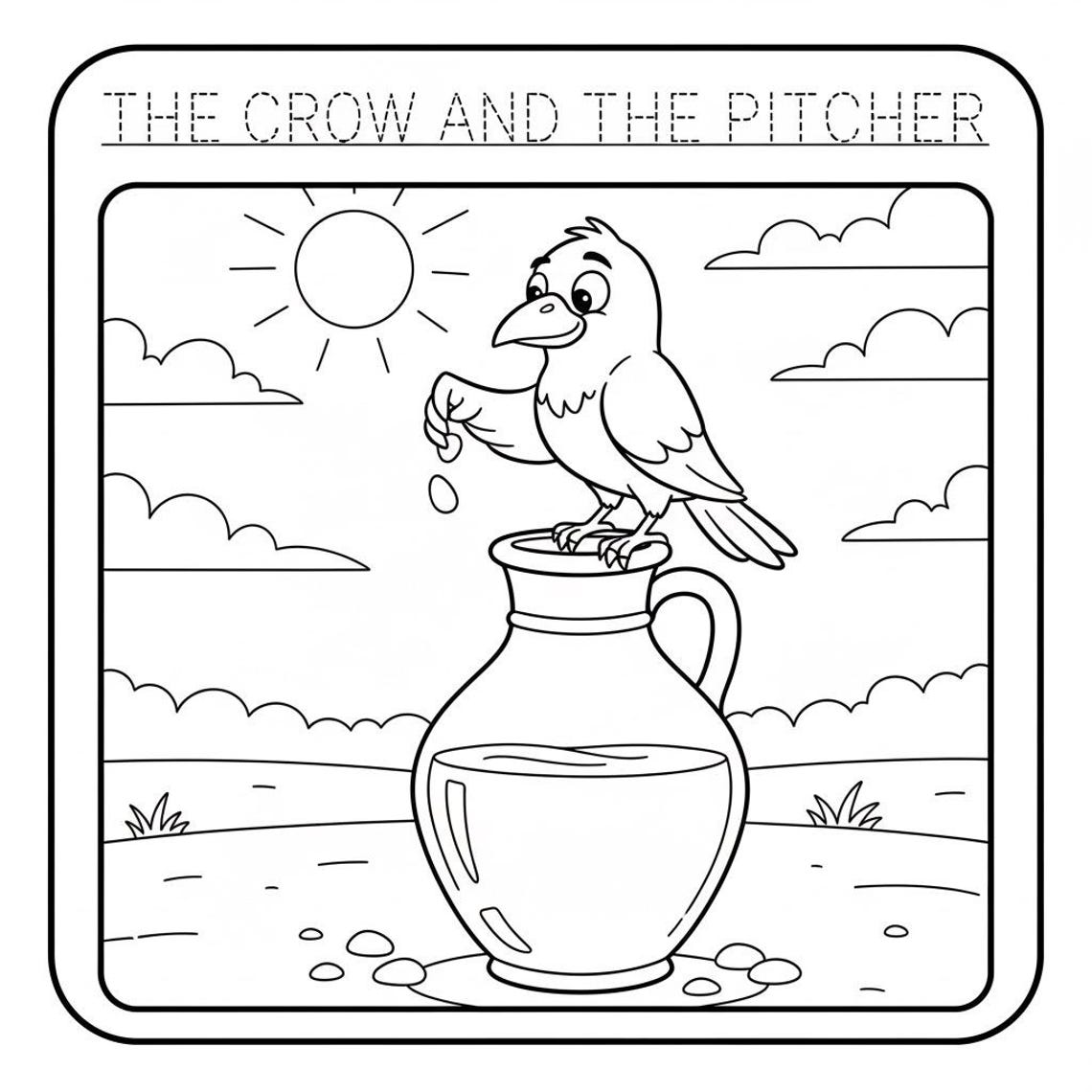 The Essential Aesop's Coloring Book With Tracing - Etsy