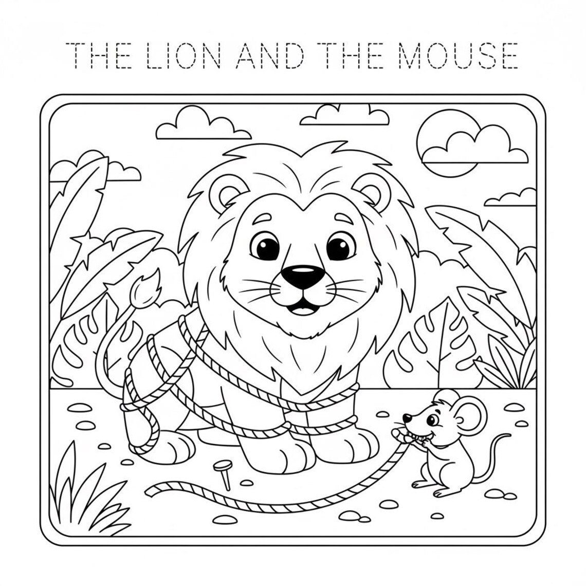 The Essential Aesop's Coloring Book With Tracing - Etsy