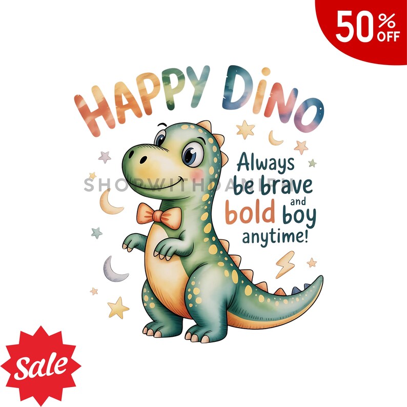 Happy Dinosaurs, Dino Clipart, Cute Dinosaur PNG, Clipart Quotes, Kids ...