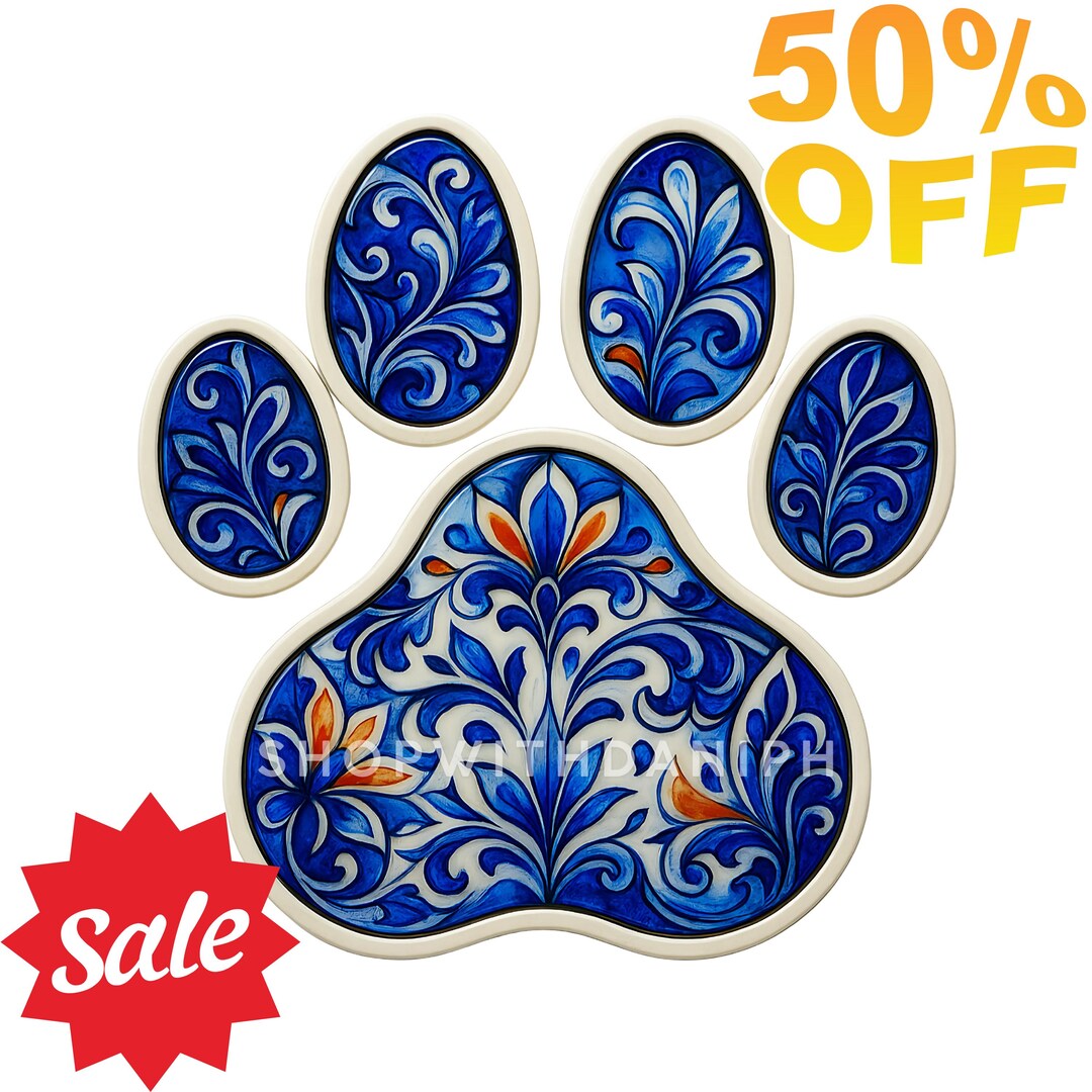 Dog Paw Print, Paws PNG, Paw Prints Designs, Digital Paw Print, Tile ...