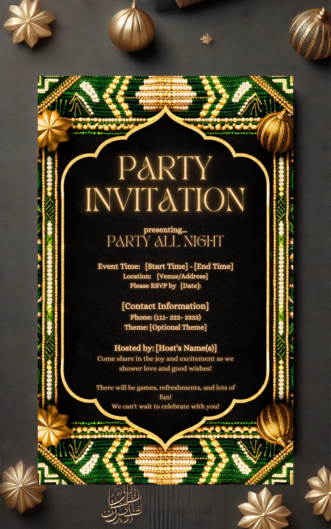 Stunning Igbo Nigerian Party Invitation Template Edit and Customise ...