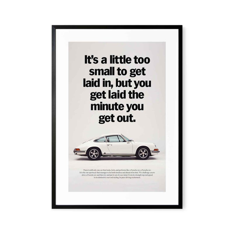 80s Car Ad Posters - Etsy
