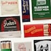 NYC Pizza Matchbook Print - New York Matchbook Wall Art - Custom ...
