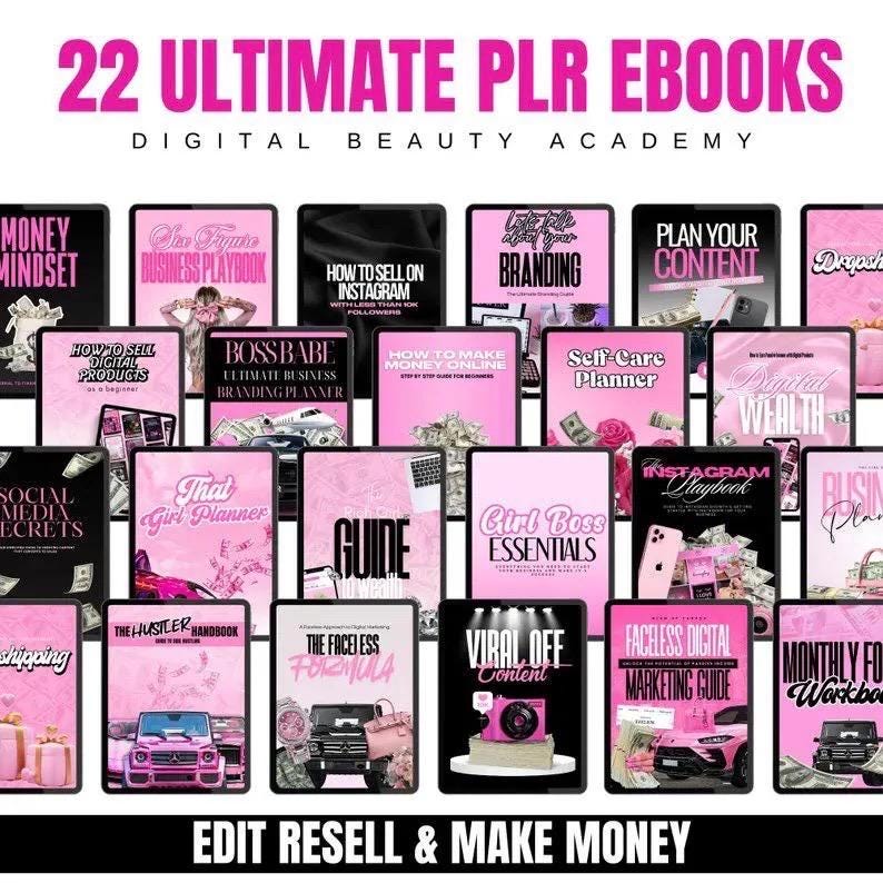 Cheapest on Market: Ultimate Ebook Bundle PLR - MRR - DFY - Etsy UK