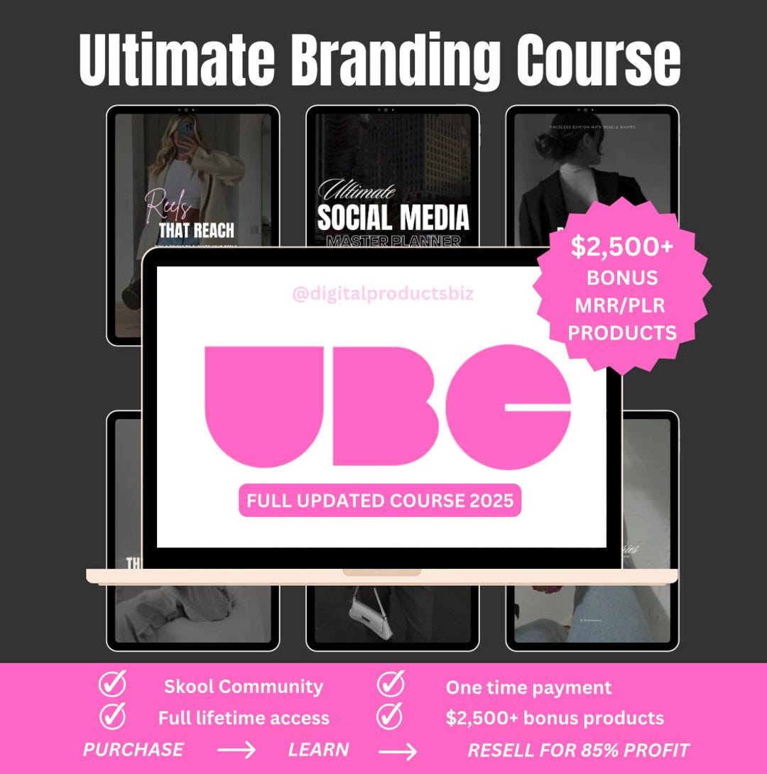 UBC 2.0 Ultimate Branding Course Updated 2015 Full Course Skool Access With Resell Rights 85% ...