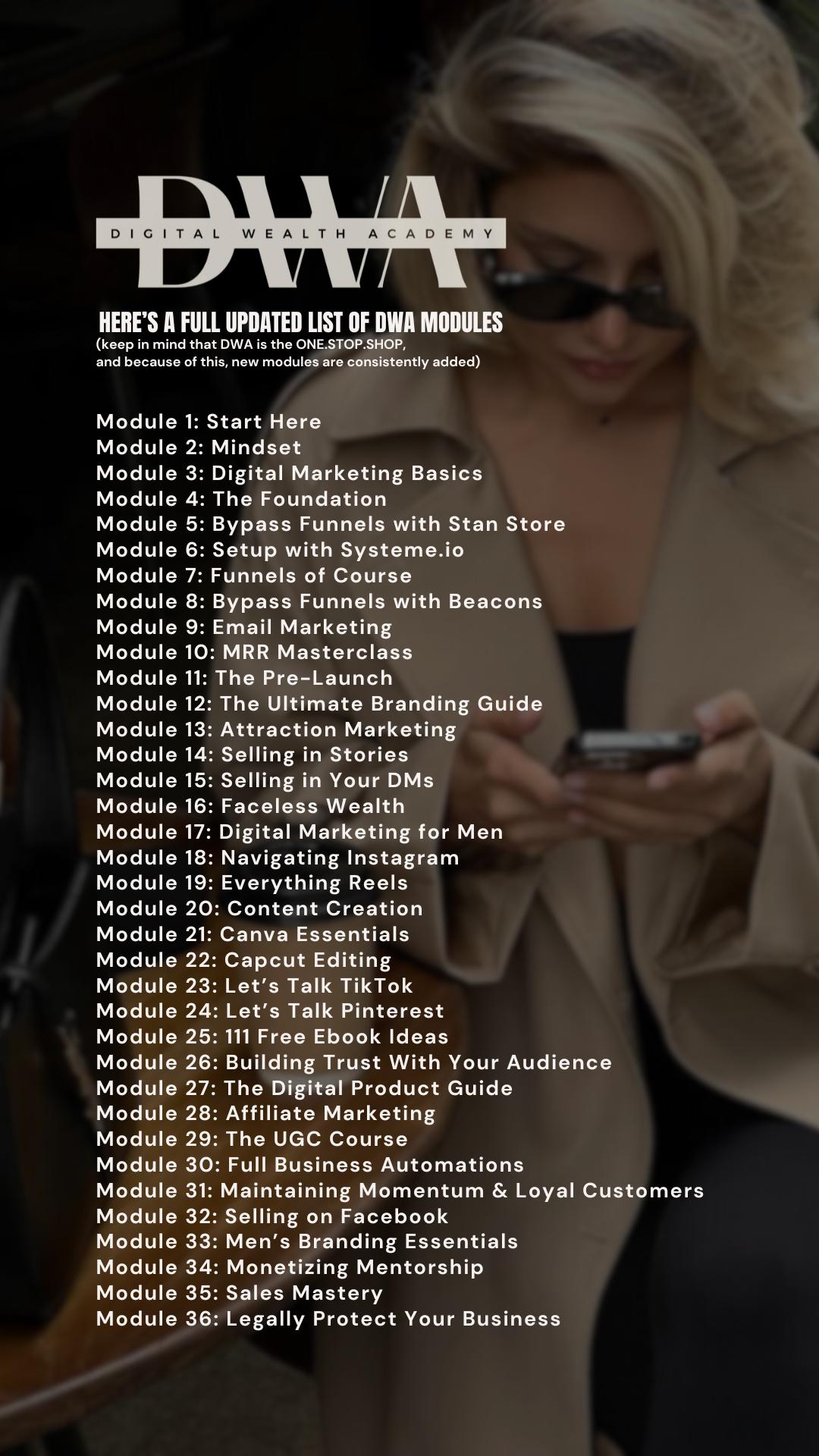 Digital Wealth Academy Vol 2 DWA Full Course Access Digital Marketing Course With Master Resell ...