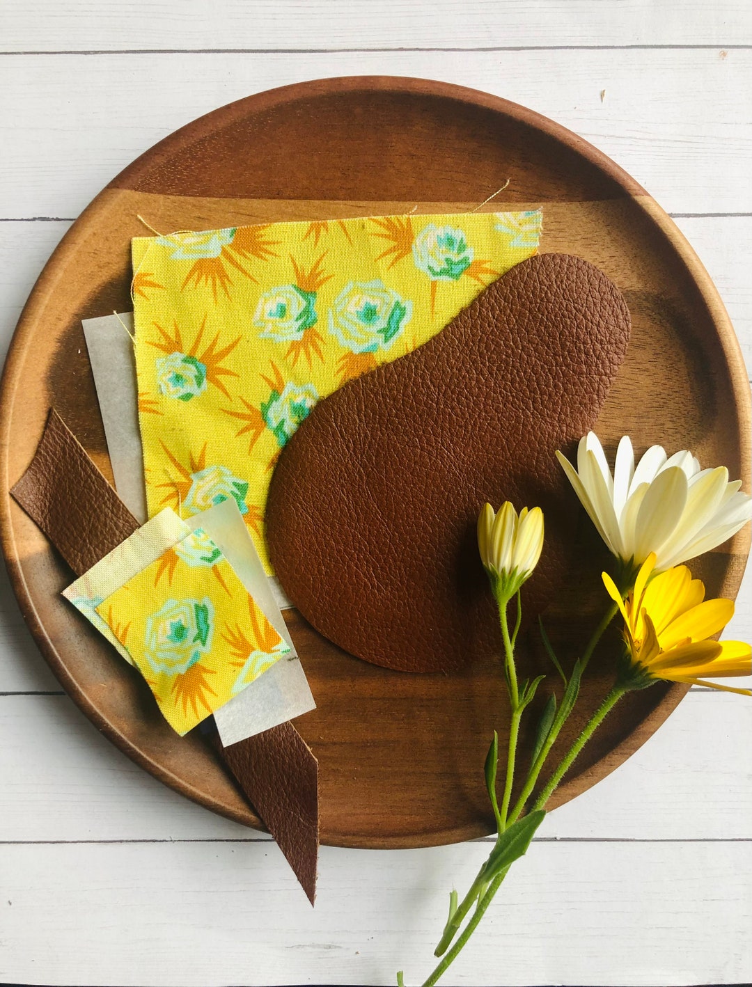 Coin Purse Kit / Leather and Fabric Coin Purse Materials / Make Your ...